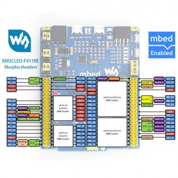 برد توسعه STM32F411RET6 سازگار با شیلدهای آردوینو