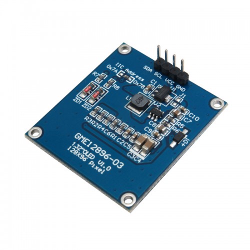 ماژول نمایشگر OLED سیاه و سفید 1.32اینچ دارای چیپ درایور SSD1327