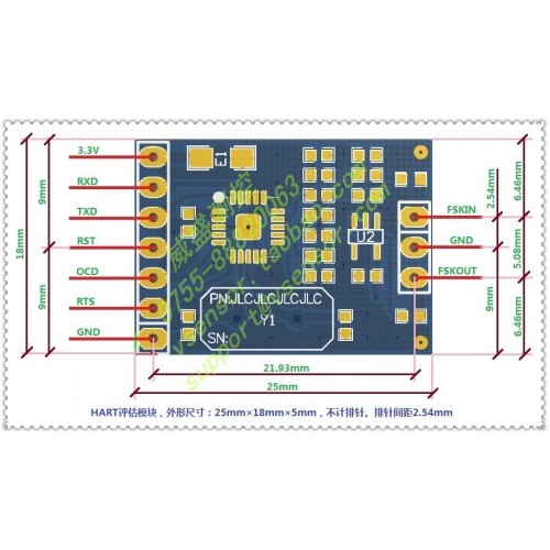 ماژول هارت DS8500 مناسب برای مودم های پروتکل هارت