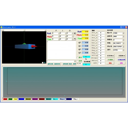 ماژول IMU و AHRS نه محوره با رابط SPI / سریال GY-953