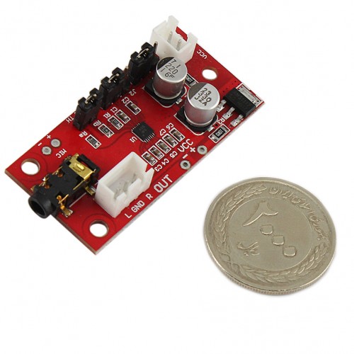 ماژول آمپلی فایر میکروفون MAX9814 با قابلیت تنظیم گین