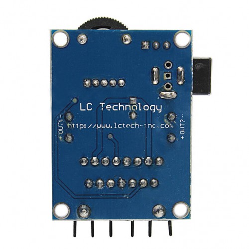 ماژول آمپلی فایر استریو 7 وات TDA7266 همراه با ولوم متغیر