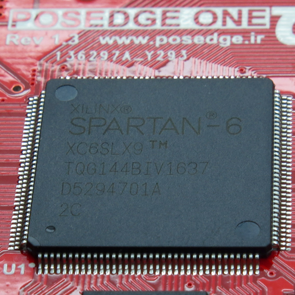بورد توسعه FPGA پازج یک با تراشه Xilinx SPARTAN-6 LX9