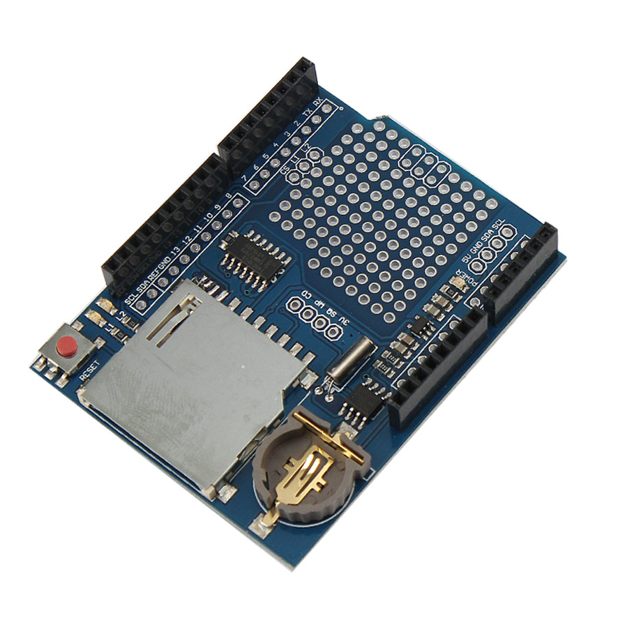 شیلد دیتا لاگر آردوینو Arduino Data Logging Shield