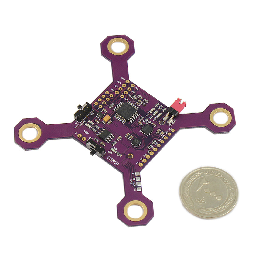 مینی فریم و فلایت کنترلر کوادکوپتر 9DOF IMU STM32+(MPU6050+HMC5883L)