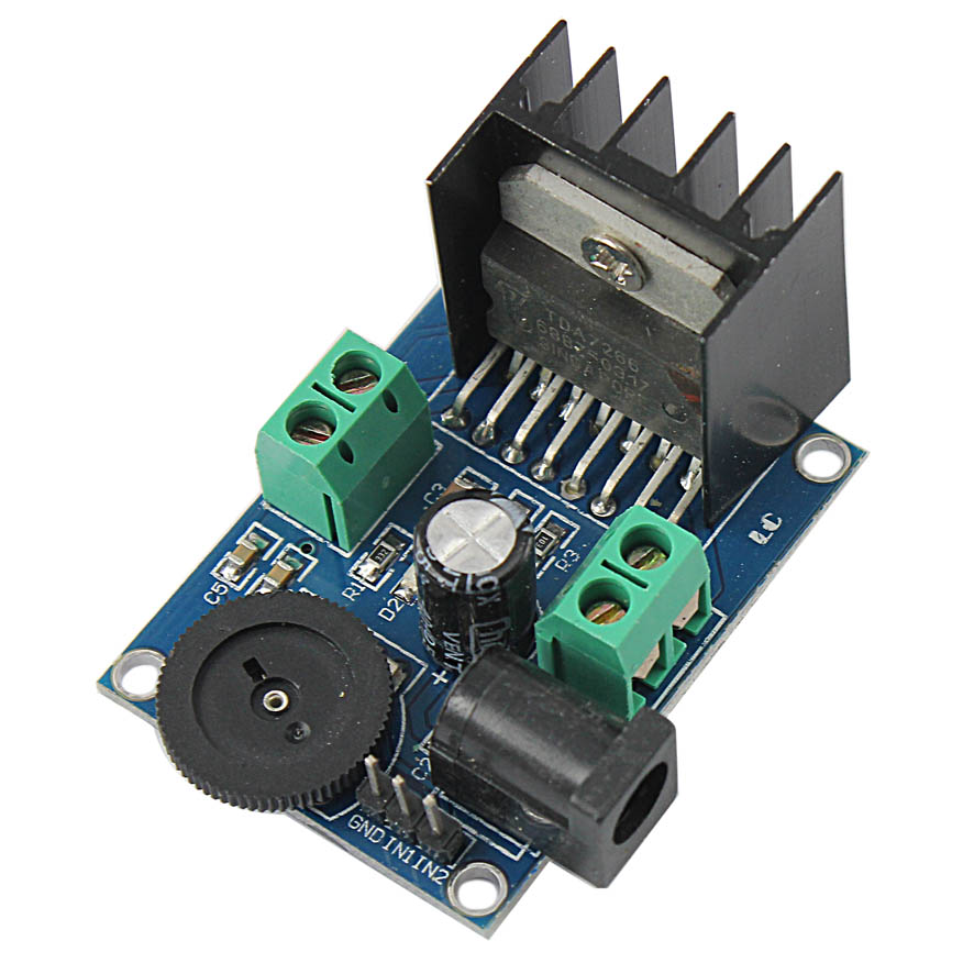 ماژول آمپلی فایر استریو 7 وات TDA7266 همراه با ولوم متغیر